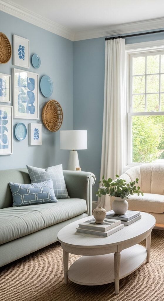 23 Baby Blue Living Room Ideas That Keep Things Sweet and Simple