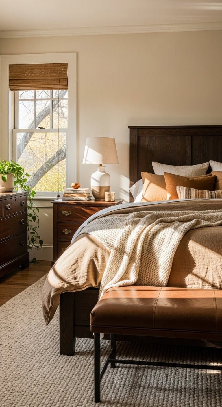 23 Beige and Brown Bedroom Ideas for Warm, Earthy Spaces
