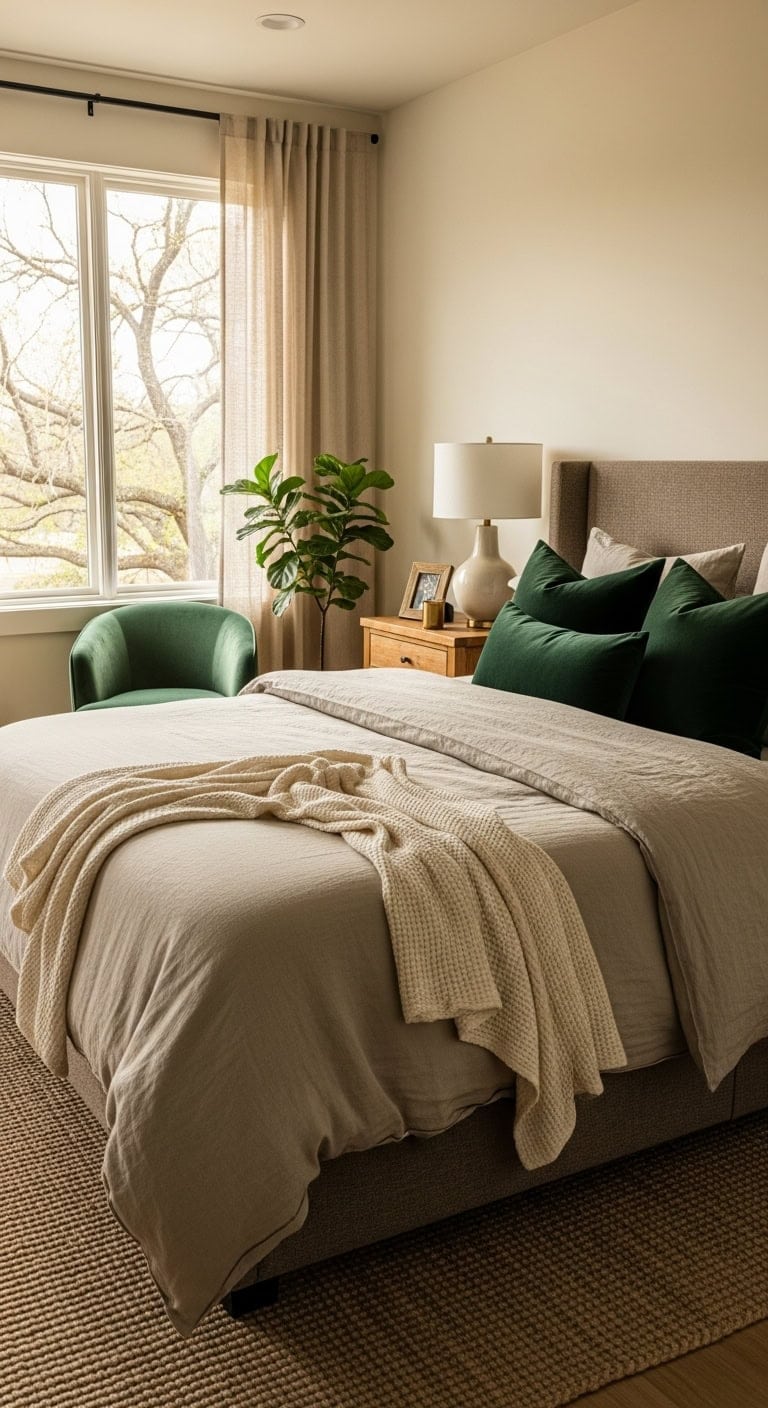 23 Green and Beige Bedroom Ideas That Create Perfect Harmony