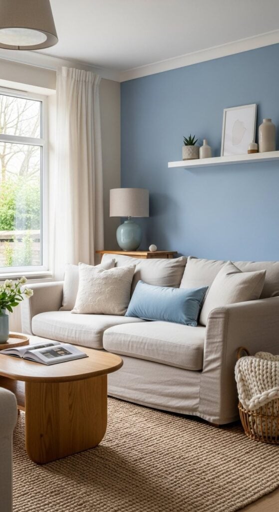 23 Light Blue Living Room Walls That Feel Fresh and Airy