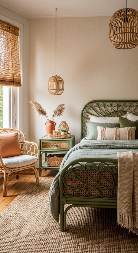 23 Green and Beige Bedrooms That Create Perfect Harmony