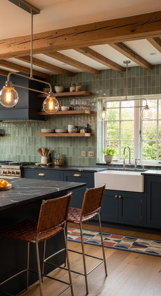 23 Semi Open Kitchen Designs for the Best of Both Worlds