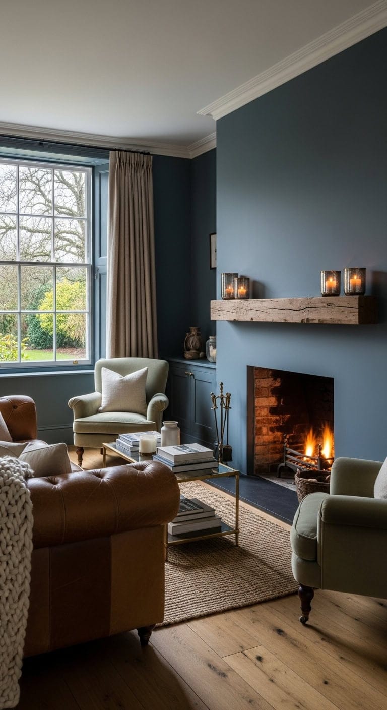 23 Inchyra Blue Living Rooms That Make This Color Shine