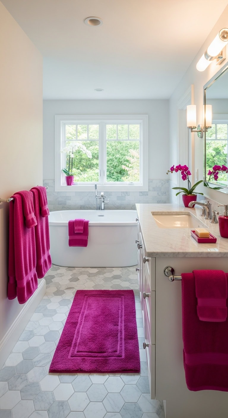 23 Pink Bathroom Ideas for Every Shade From Blush to Hot Pink