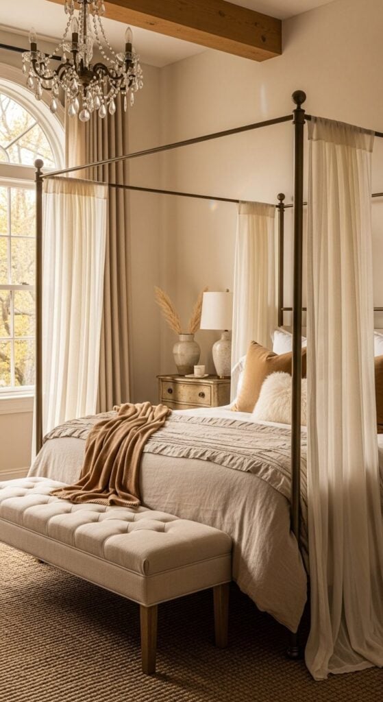 23 Cream and Beige Bedroom Ideas to Create Tonal Harmony