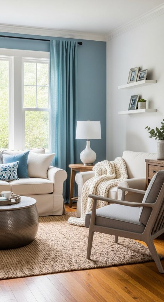 23 Baby Blue Living Room Ideas That Keep Things Sweet and Simple