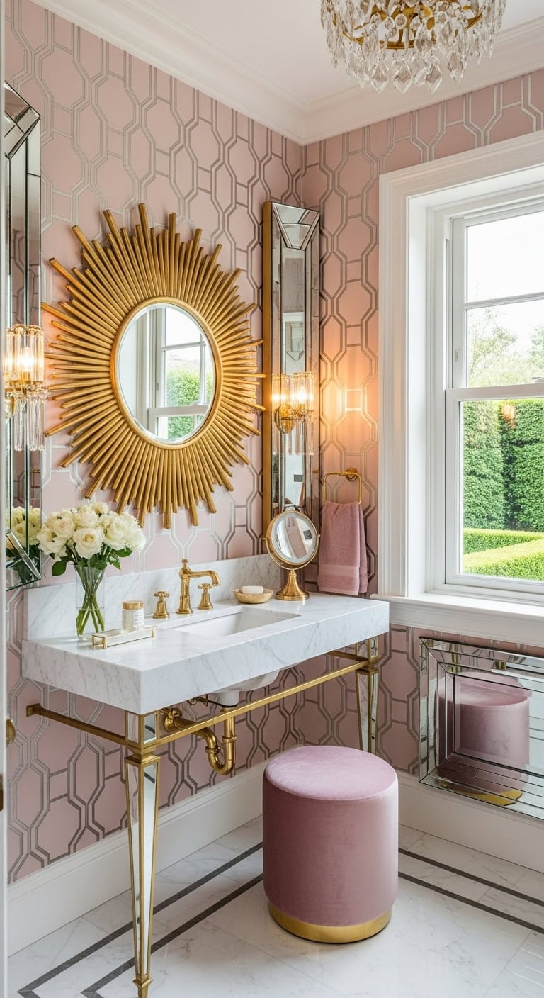 23 Vintage Pink Bathroom Ideas for Timeless Nostalgic Spaces