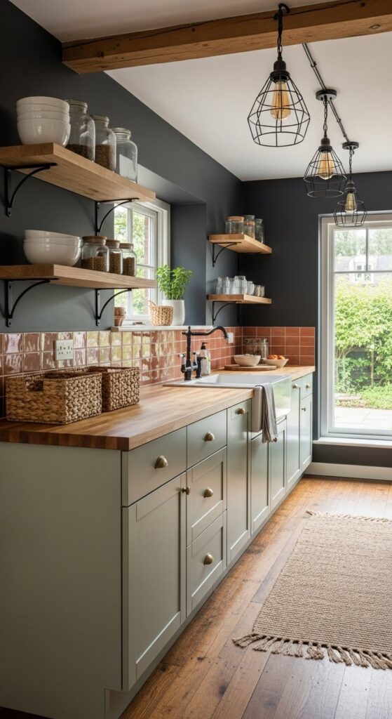 23 Half Open Kitchen Ideas for Semi-Private Cooking Spaces