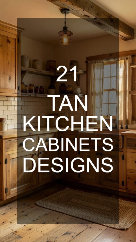 21 Tan Kitchen Cabinets Designs That Feel Cozy and Inviting
