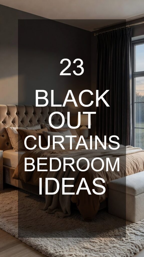 23 Black Out Curtains Bedroom Ideas for Better Sleep and Style