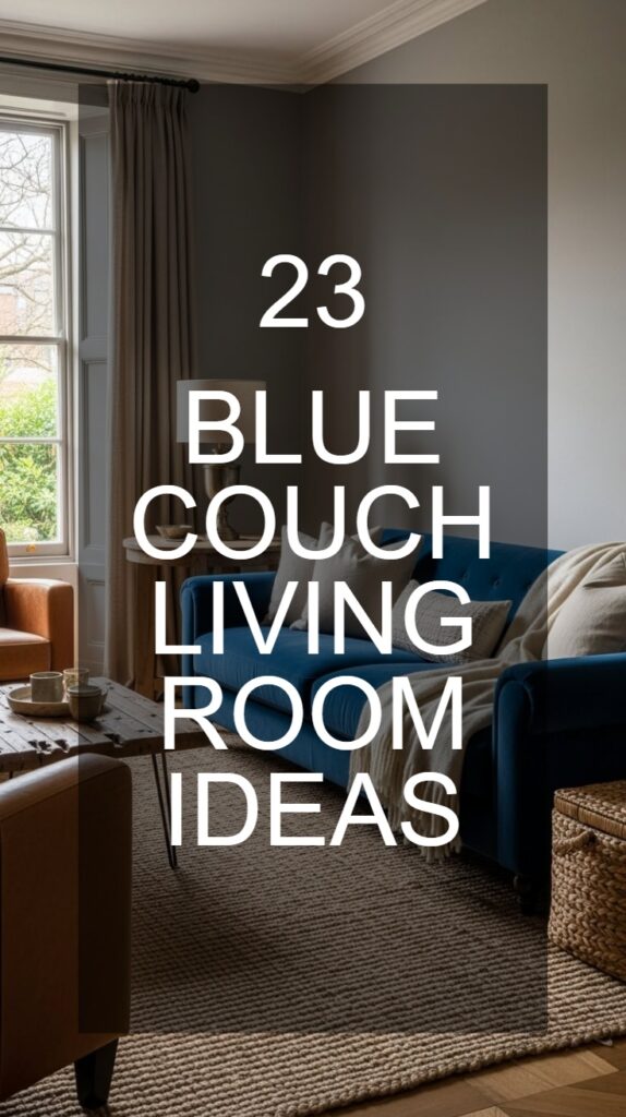 23 Blue Couch Living Room Ideas That Work With Every Shade