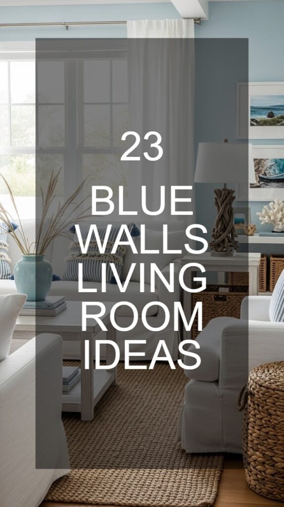 23 Blue Walls Living Room Ideas That Prove Painted Walls Work