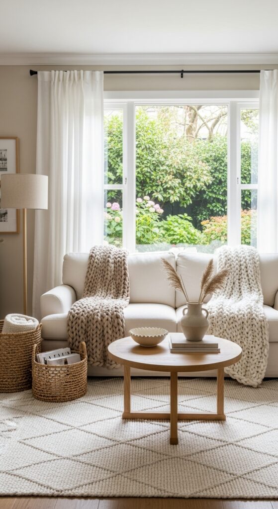 23 Beige And White Living Room That Feel Inviting