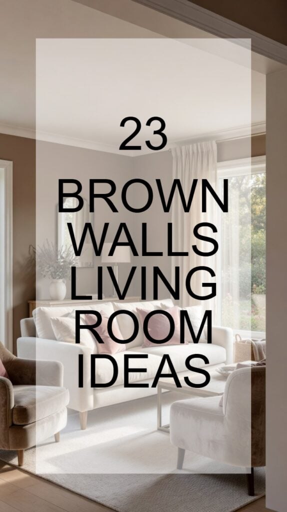 23 Brown Walls Living Room Ideas That Transform Your Space