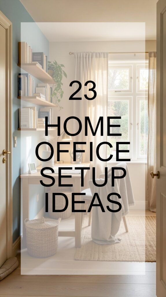 23 Home Office Setup Ideas to Create Your Perfect Workstation