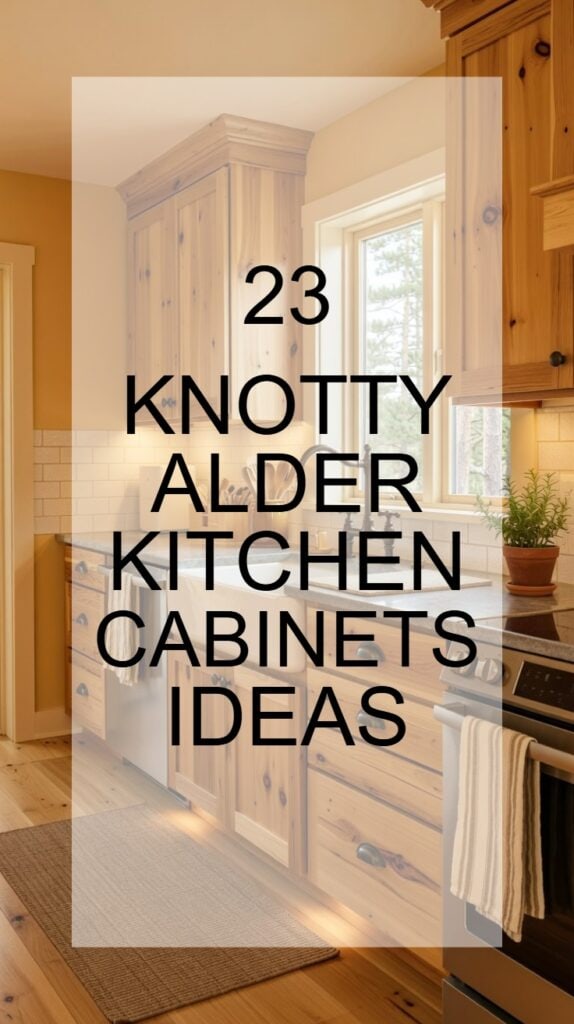23 Knotty Alder Kitchen Cabinets Ideas to Create Natural Beauty