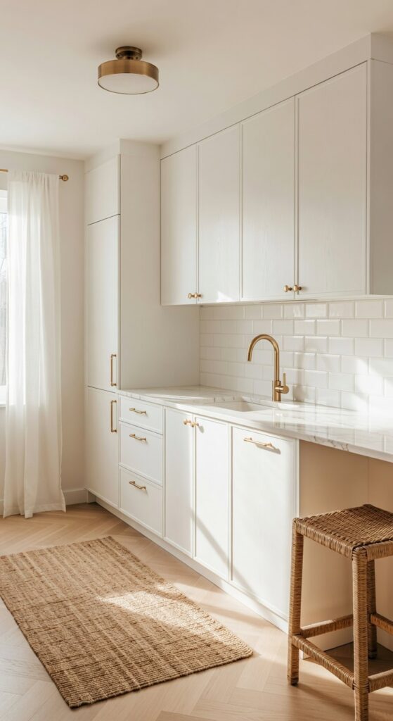 23 Flat Panel Kitchen Cabinets Designs for Clean-Lined Kitchens