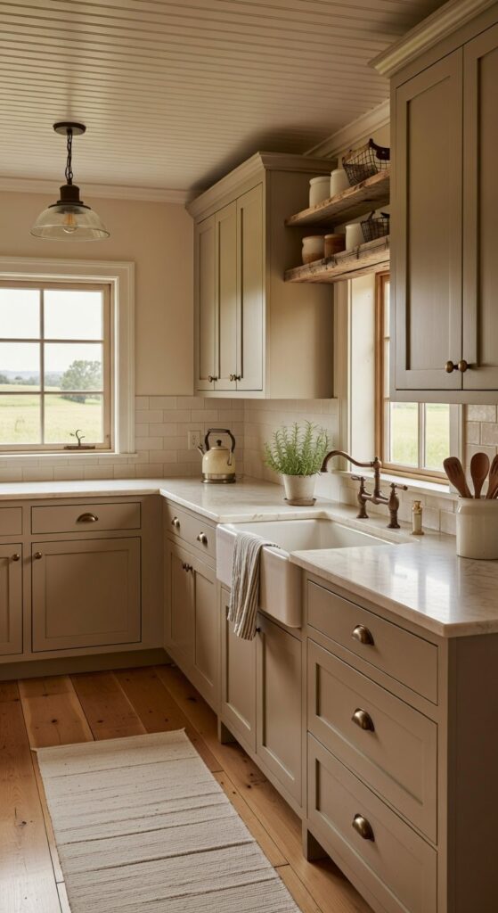 23 Greige Kitchen Cabinets Ideas That Never Fail